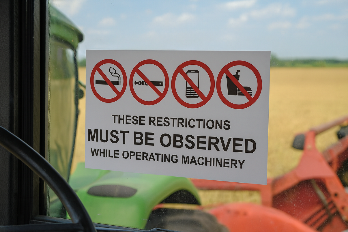 Vehicle Safety Stickers – Farm Safety Signs
