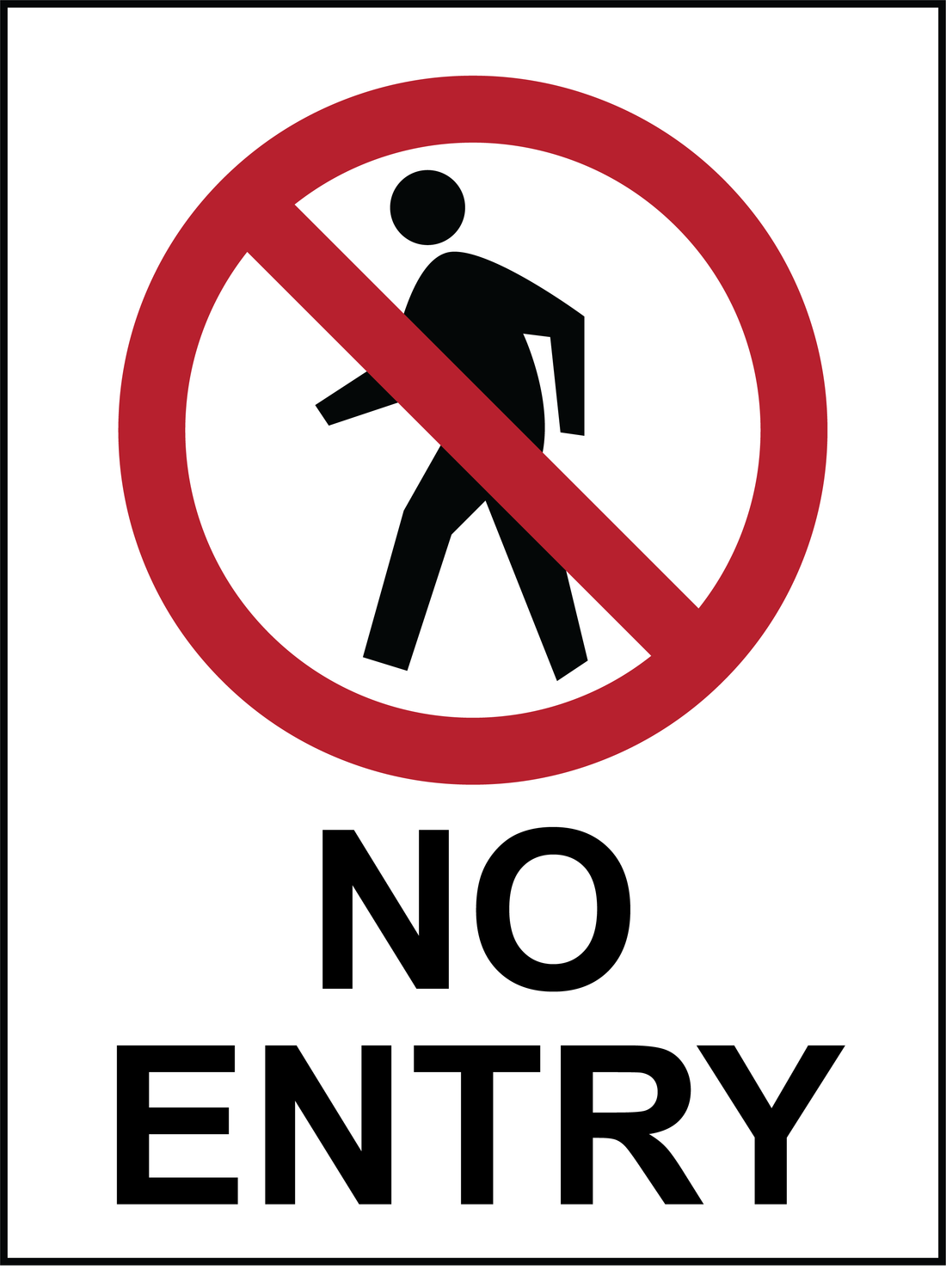 Prohibition - No Entry – Farm Safety Signs